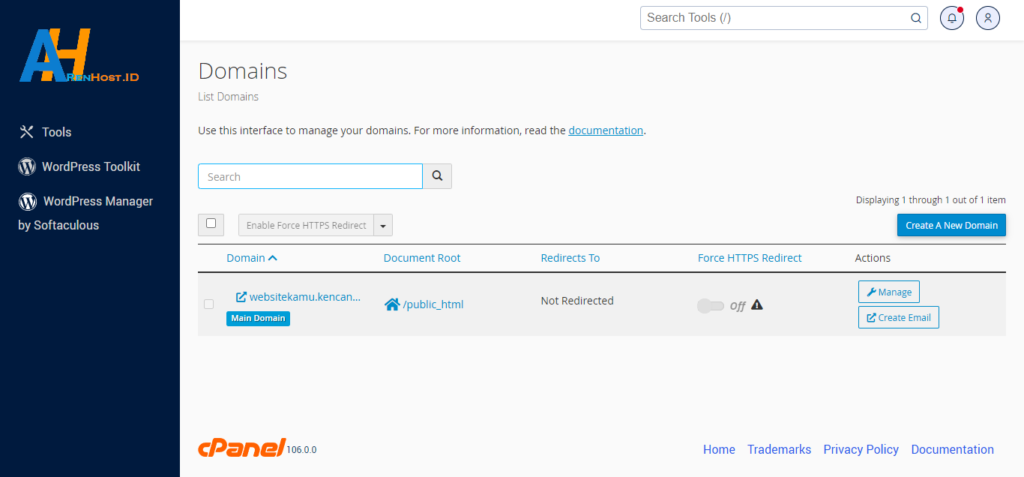 Cara Membuat Subdomain di cPanel - ArenPedia