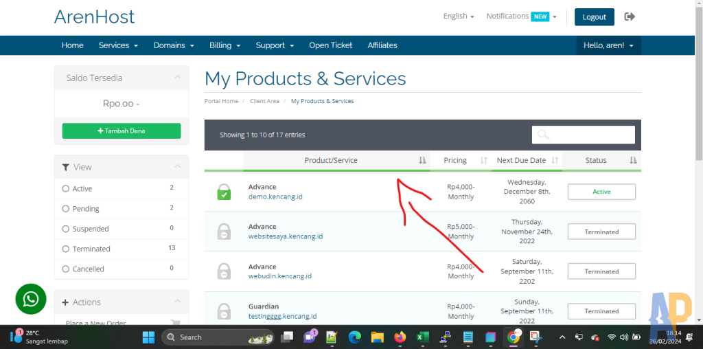 Cara mengatasi IP Terblokir server cPanel - ArenPedia